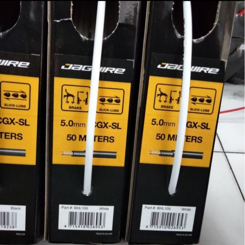 Brake Cable - Jagwire CGX SL Outer Brake Cable - White per 10cm ...