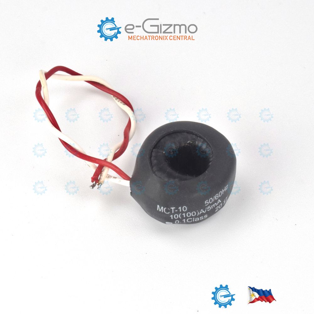 AC Current Sensor Transformer 100A MCT-10 10(100)A/5mA | Shopee Philippines