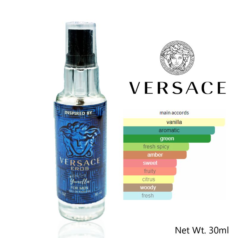 Versace Eros - Oil Based Perfume 30ML | Shopee Philippines