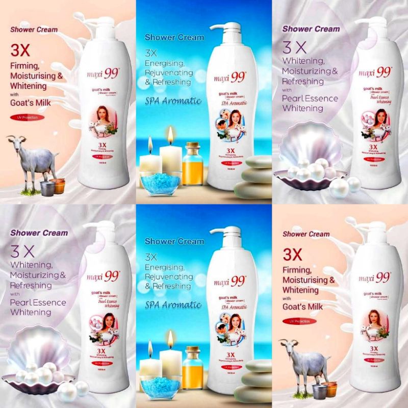 Maxi 99 Shower Cream with Goats Milk 1liter IMPORTED!!! | Shopee ...