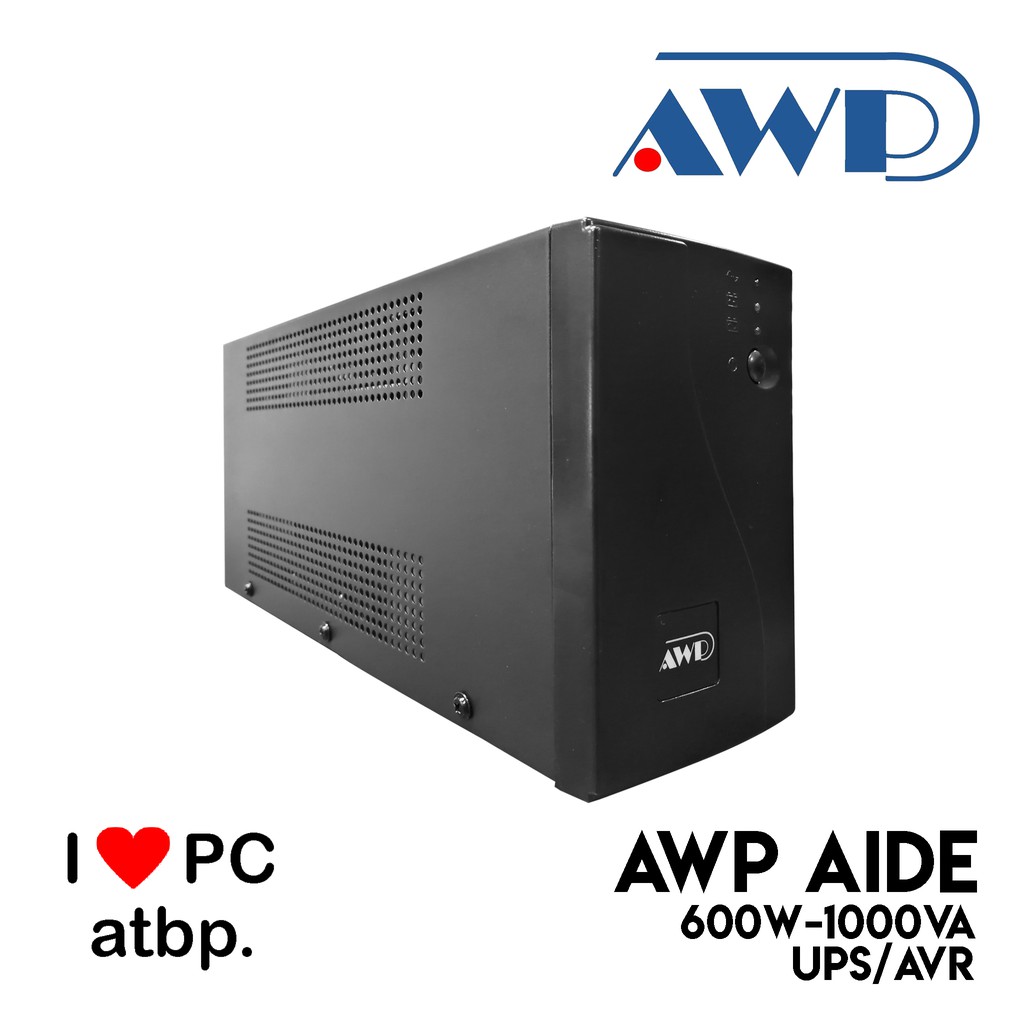AWP Aide 600W-1000VA UPS/AVR (4 Sockets) | Shopee Philippines