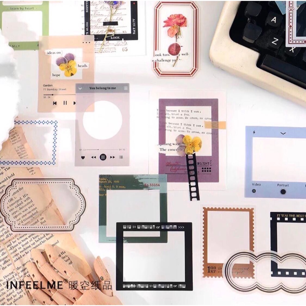 PET Frames Border Design for DIY Scrapbooking (3 pcs) | Shopee Philippines