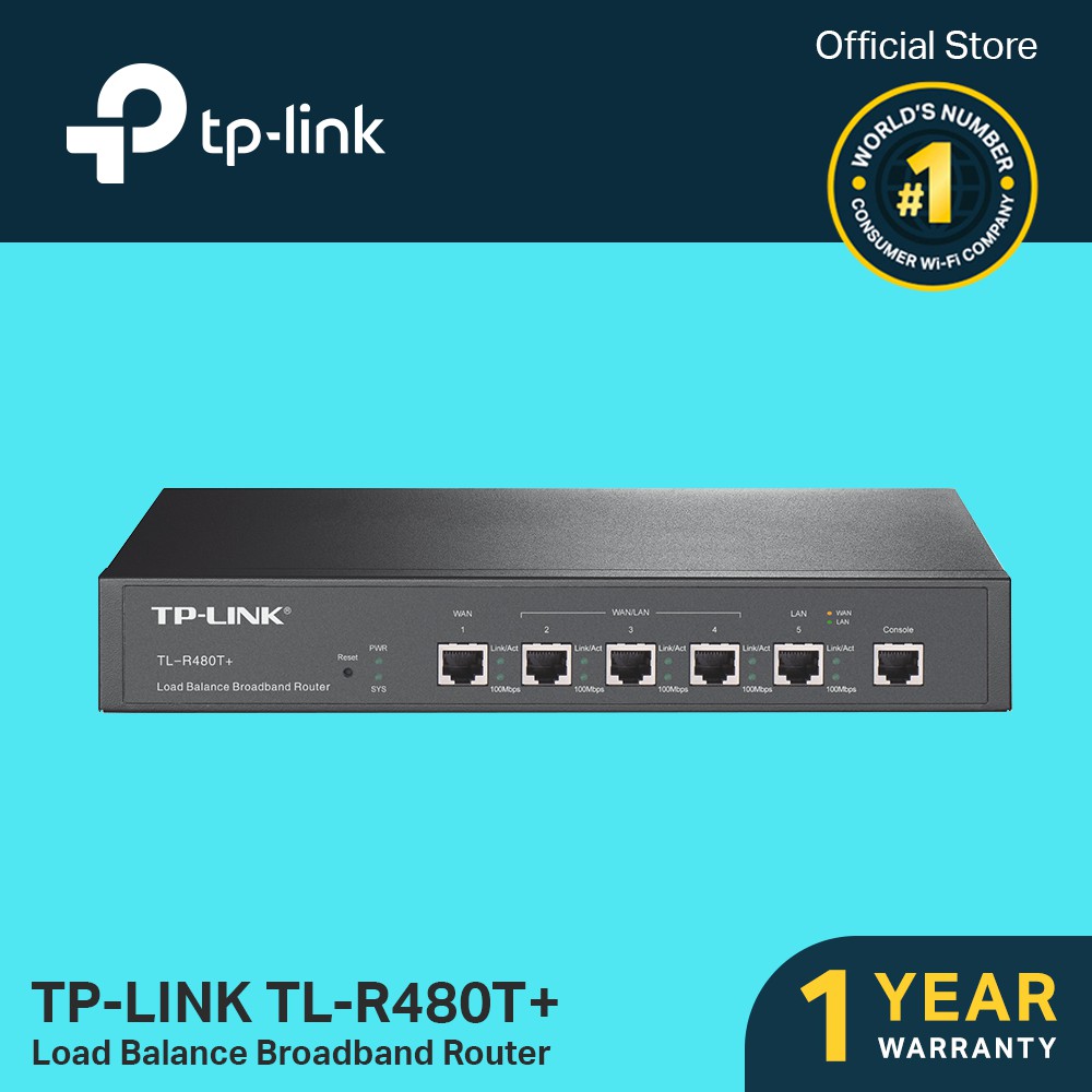 Tp-Link TL-R480T+ Desktop/Rackmount Load Balance Broadband Router | Shopee Philippines