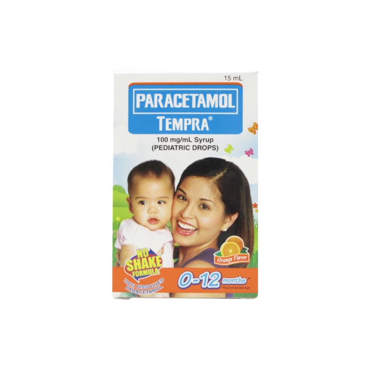 Tempra 0 - 12 months Orange Flavor 100 mg 15 ml Oral Drops | Shopee ...