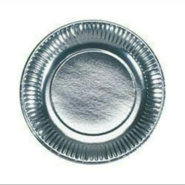 Disposable Silver Paper Plate 9 25pcs Shopee Philippines