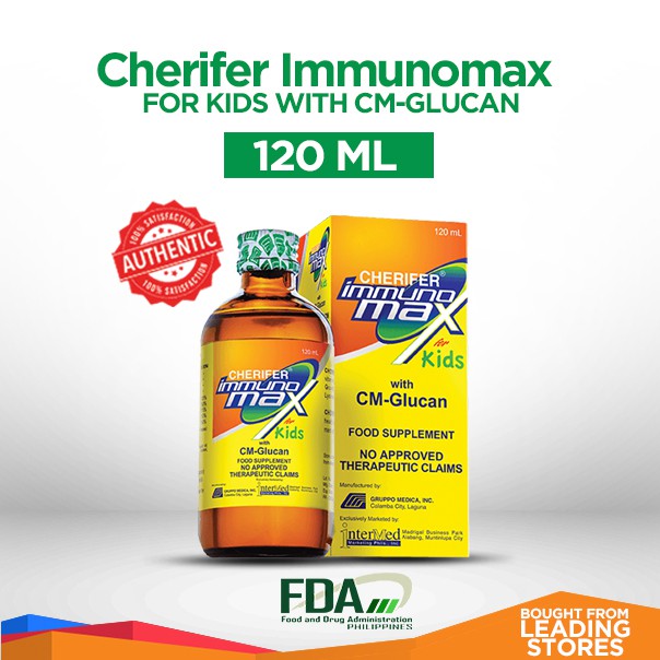 Cherifer Immunomax Syrup for Kids with CM-Glucan | Shopee Philippines