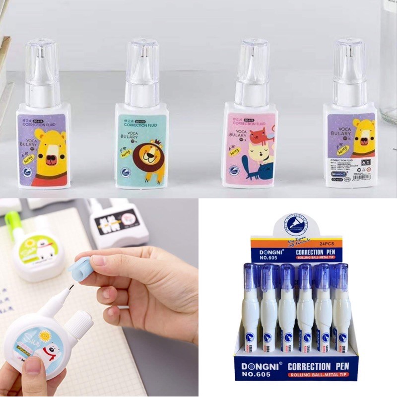 1pc Correction Liquid/Fluid Pen | Shopee Philippines
