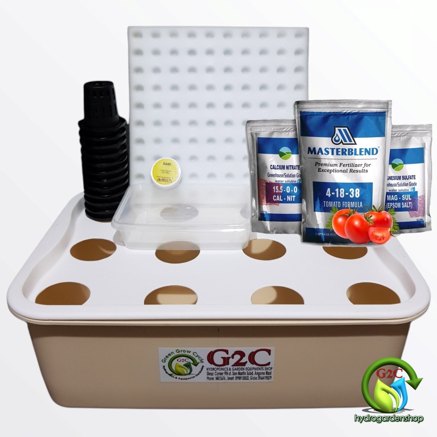 Hydroponics Starter kit (Kratky Method) 12holes beige color | Shopee ...