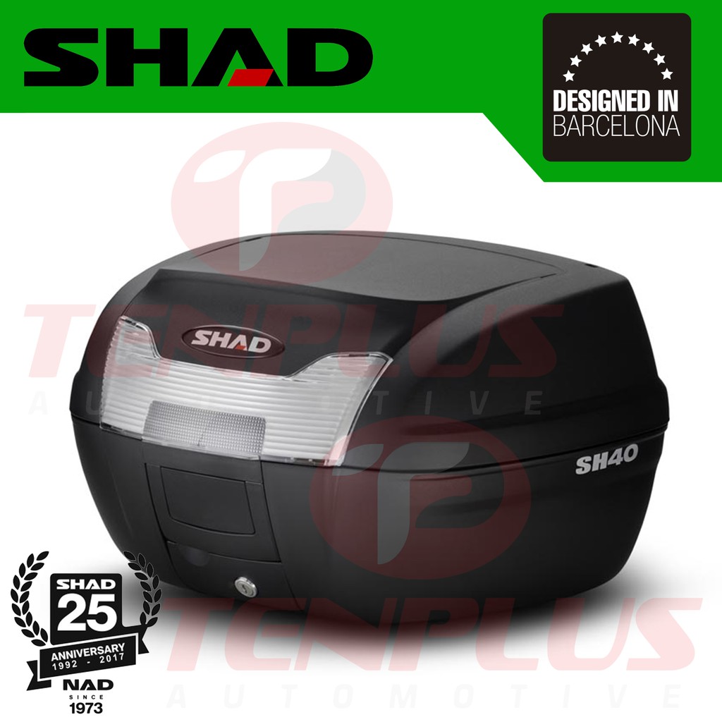 SHAD Motorcycle Box Sh40 Black | Shopee Philippines