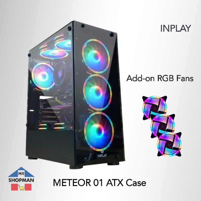 INPLAY Meteor 01 Desktop Computer PC Case | Shopee Philippines