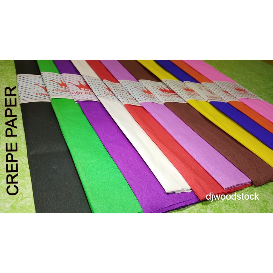 CREPE PAPER, Assorted Colors | Shopee Philippines