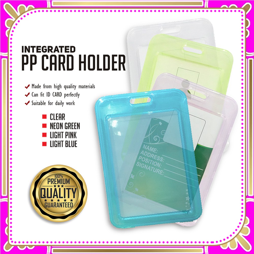 Integrated ID Card Holder C-113 Vertical 86x54mm (5 pcs per order ...