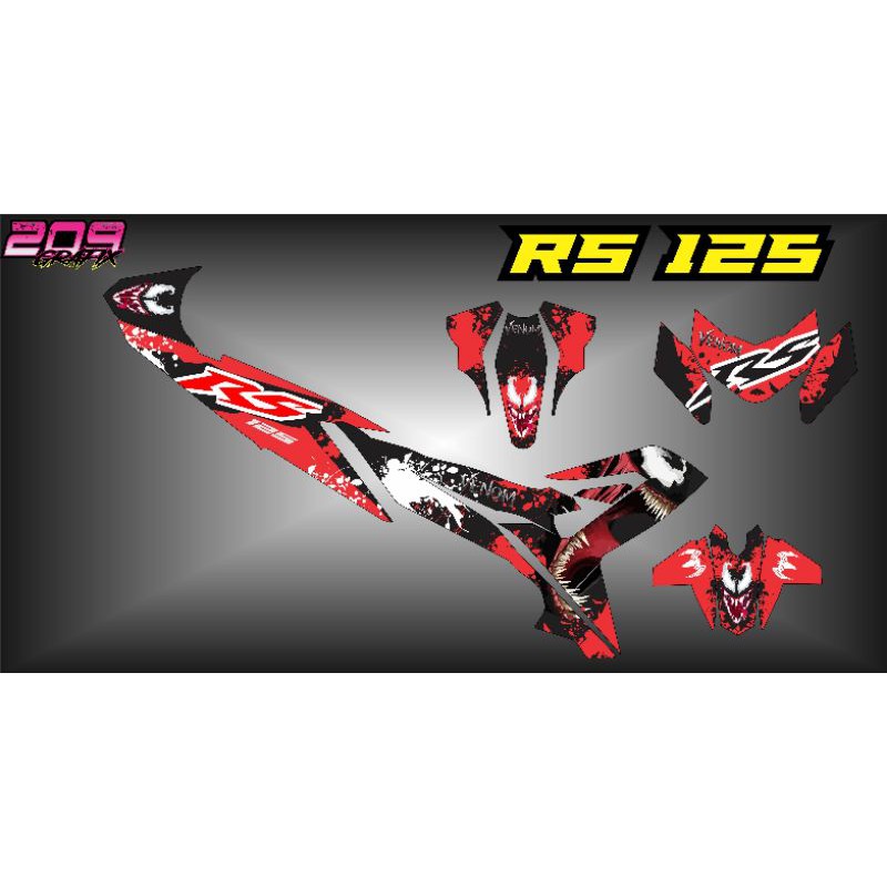 Honda RS 125 full body decals | Shopee Philippines