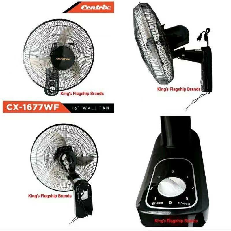 Centrix CX-1677WF 16-inch wall fan original factory Centrix welcome to ...