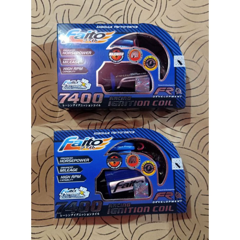 FAITO 7400 RACING IGNITION COIL ( Carb type ) Motorcycles | Shopee ...