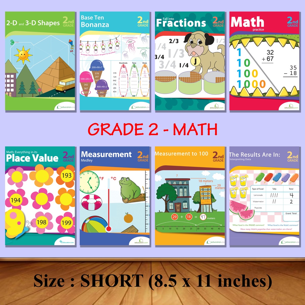 GRADE 2 MATH (Worksheets / Workbooks) | Shopee Philippines