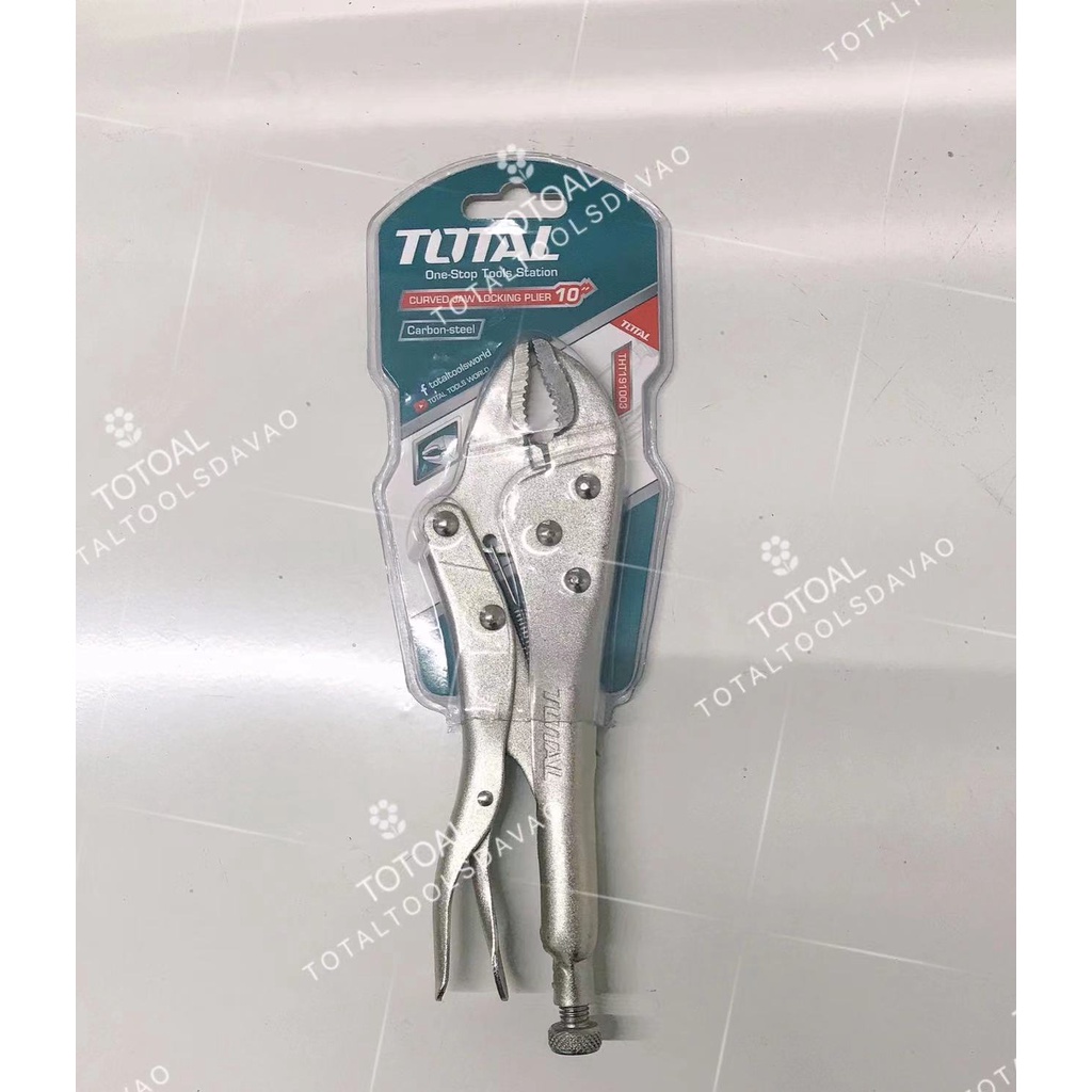 TOTAL curved jaw saw locking plier 10" THT191003 for industrial ...