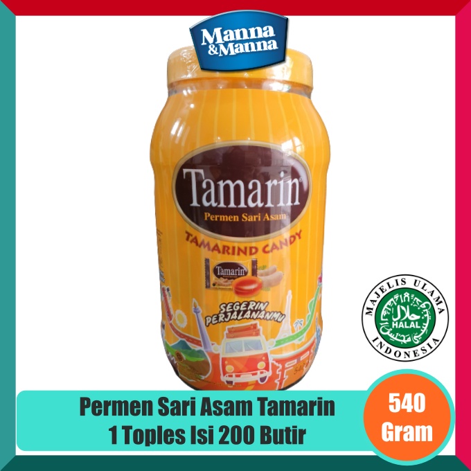 Tamarin Acid Candy 1 Jar Contents 200 Grams - 540 Grams | Shopee ...