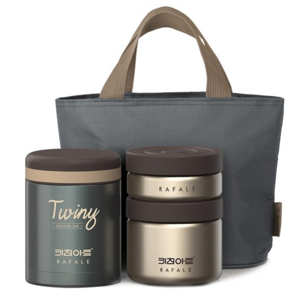 Kitchen Art Rafale Cabin Thermal Cooler Bento Lunch Box Set 1080 ml ...