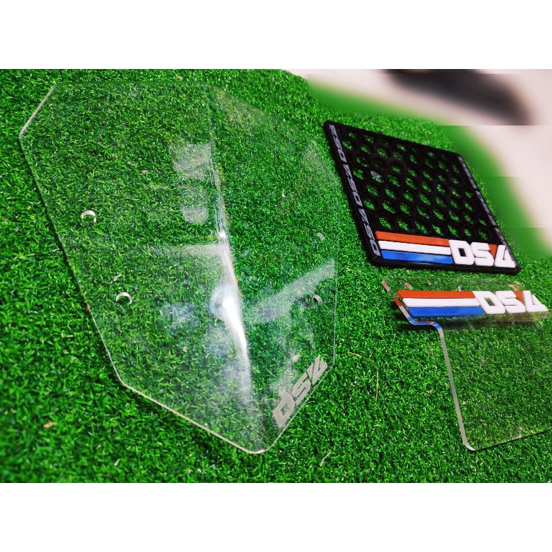 aerox v1 ds4 visor/mudflap/rad cover aerox v1 | Shopee Philippines