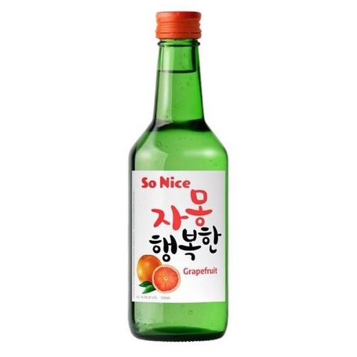 So Nice Soju Grapefruit 360ml | Shopee Philippines