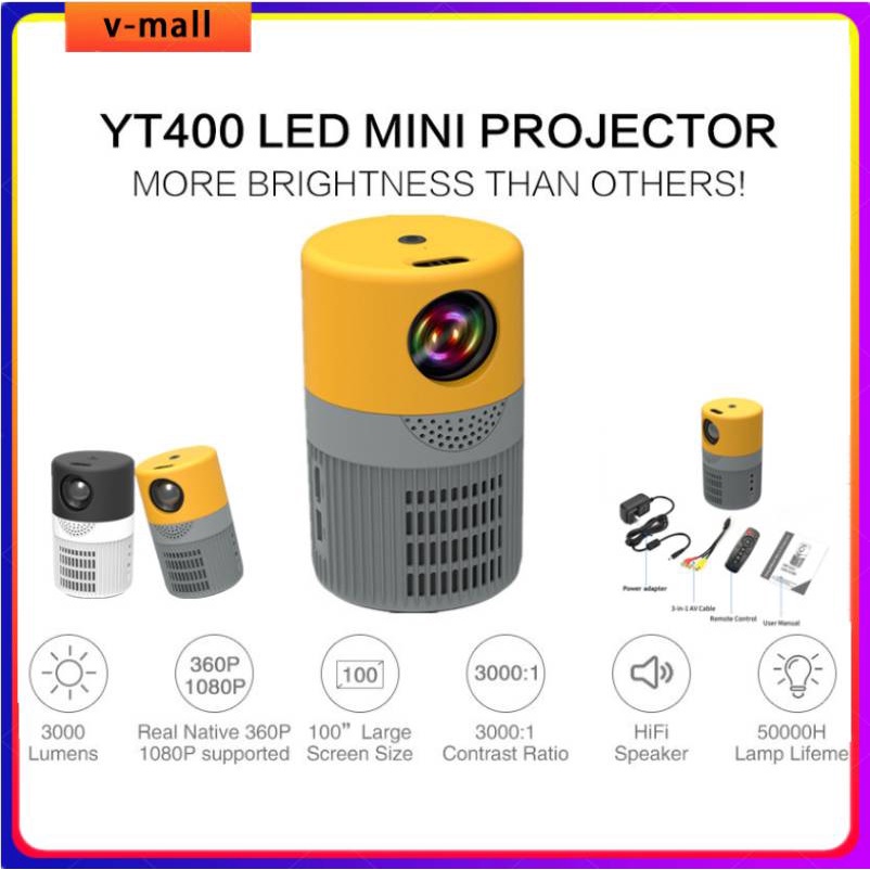 Home Mini Projector HD 1080P LED Projector USB Portable Mobile Phone ...