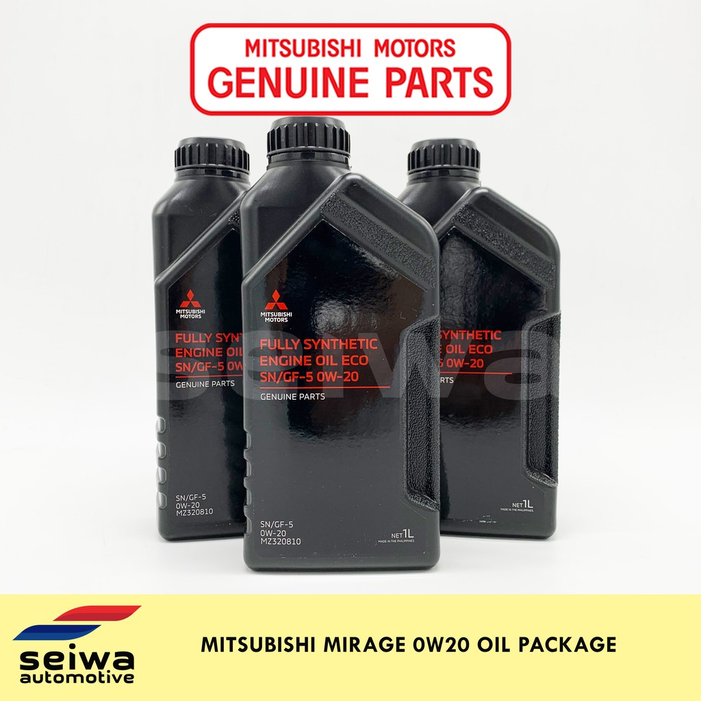 Mitsubishi Mirage Motor Oil Package 0W20 - Genuine Mitsubishi Auto ...