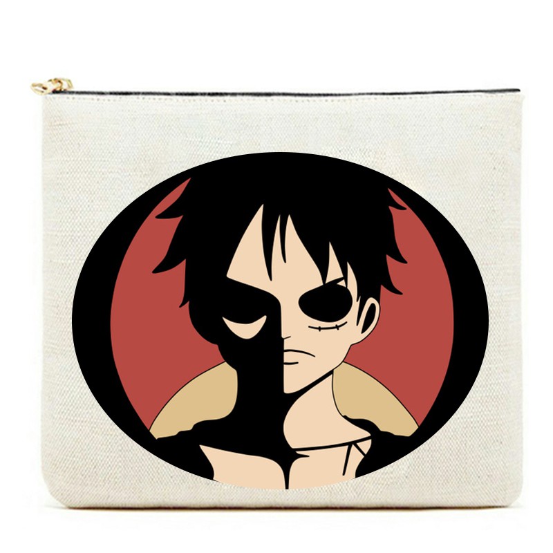 Canvas Zipper Coin Purse Luffy One Piece Anime | Shopee Philippines