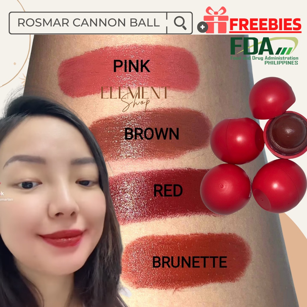 ROSMAR CANNON BALL - Long Lasting Lip Therapy Balm Moisturizing ...