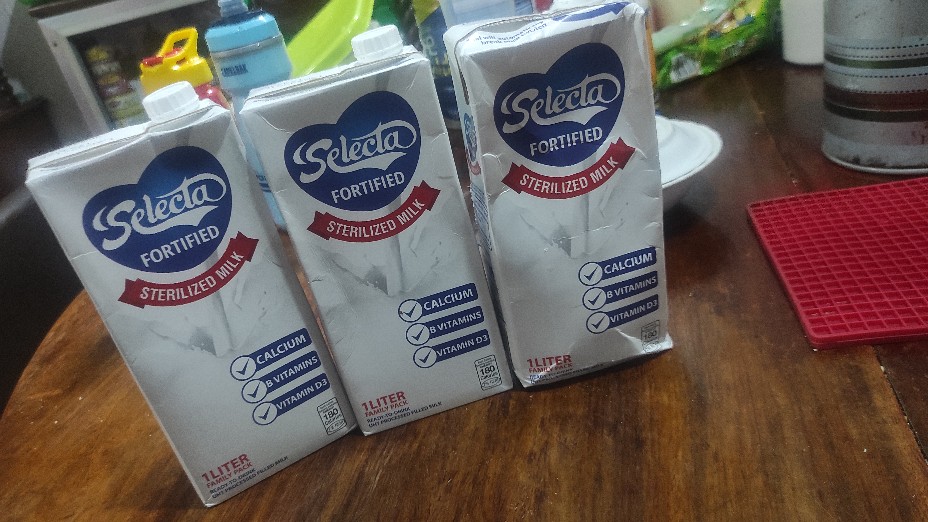 Selecta Sterilized Milk 1 Liter - Set of 3s | Shopee Philippines