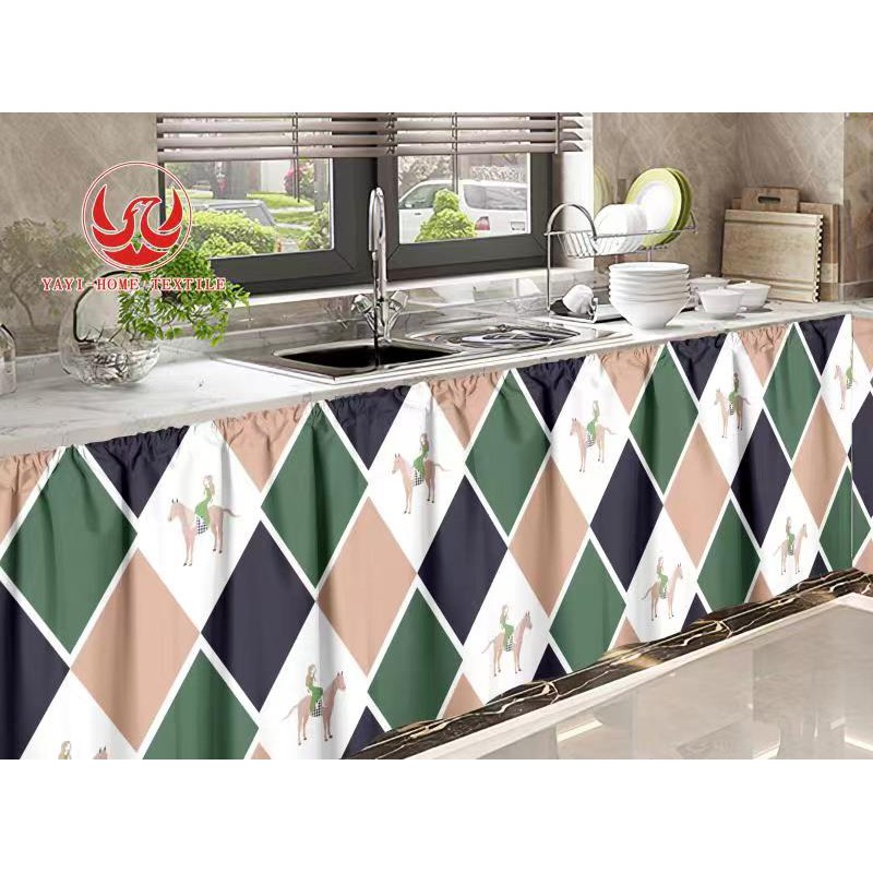 curtain pang Lababo 1 piece only size 150cm*65cm | Shopee Philippines