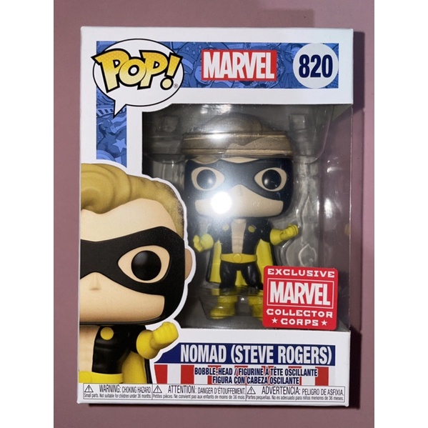 Nomad Steve Rogers Funko Pop Marvel Collector Corps Exclusive | Shopee ...