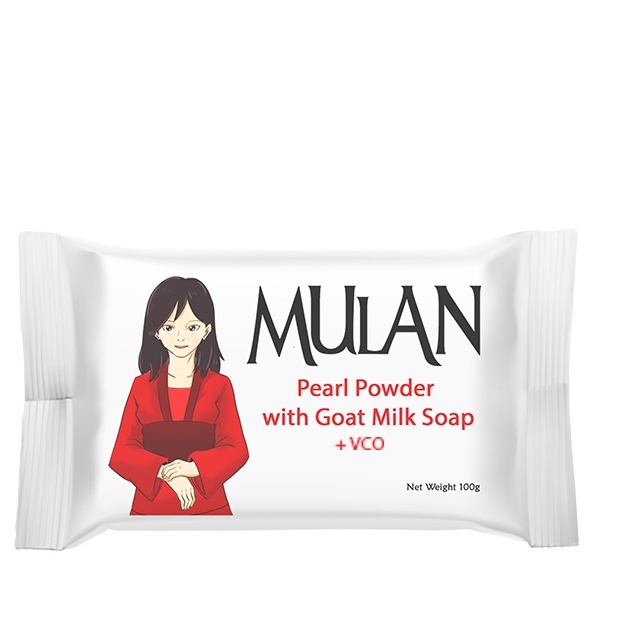 MULAN SOAP 100g (Pearl Powder+ Goat Milk+VCO) | Shopee Philippines