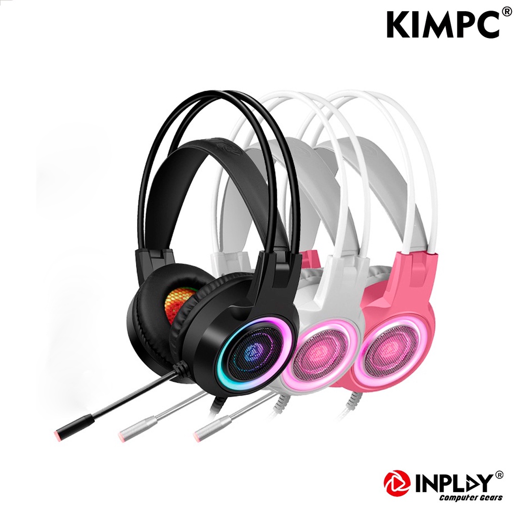 Inplay H510 RGB Gaming headset (Black | White | Pink) | Shopee Philippines