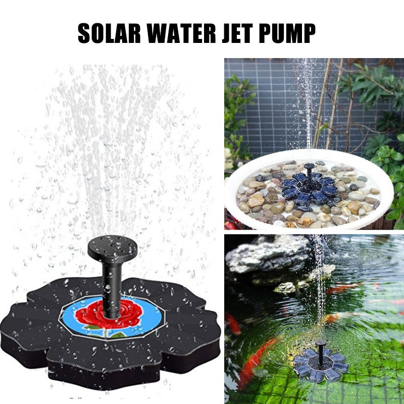 Fountain Water Pump 7V Portable Lotus Leaf Fountain Water Pump Green ...