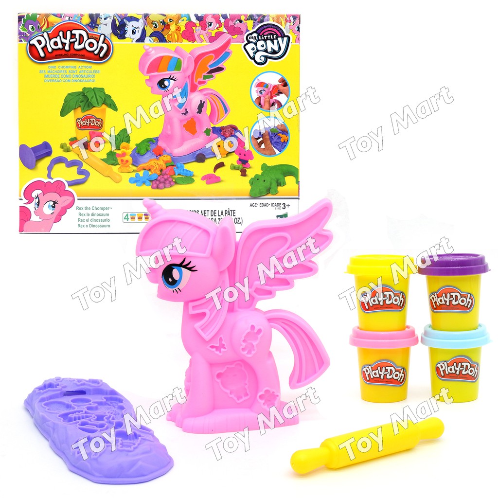 Play-Doh My Little Pony Clay Set My Little Pony with 4 Bottles Playdoh ...