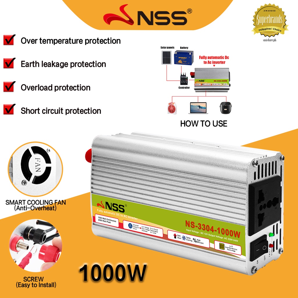NSS Solar Inverter Power Home Power Inverter Conversion Media Converter ...