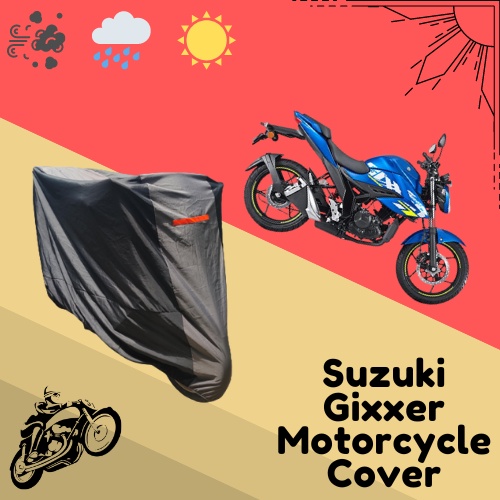 SUZUKI GIXXER MOTORCYCLE COVER (WITH OR WITHOUT TOP BOX) | Shopee ...