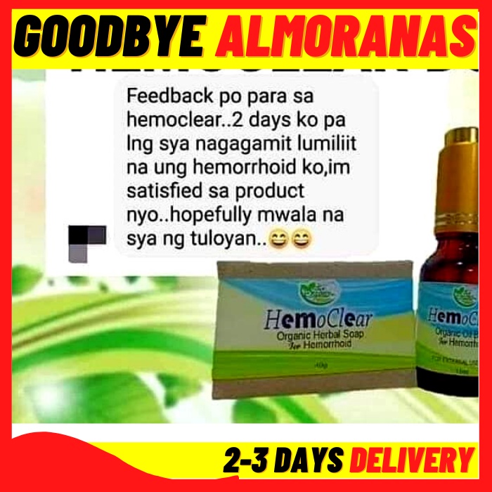 Hemo Clear Oil & Soap / Almuranas! Byebye na! / gamot sa almoranas ...