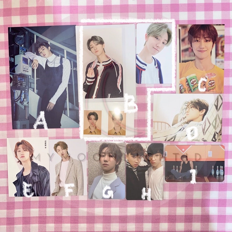 The 8 / MINGHAO pc tc postcard Pattern minicard id photo Atacca sg22 ...