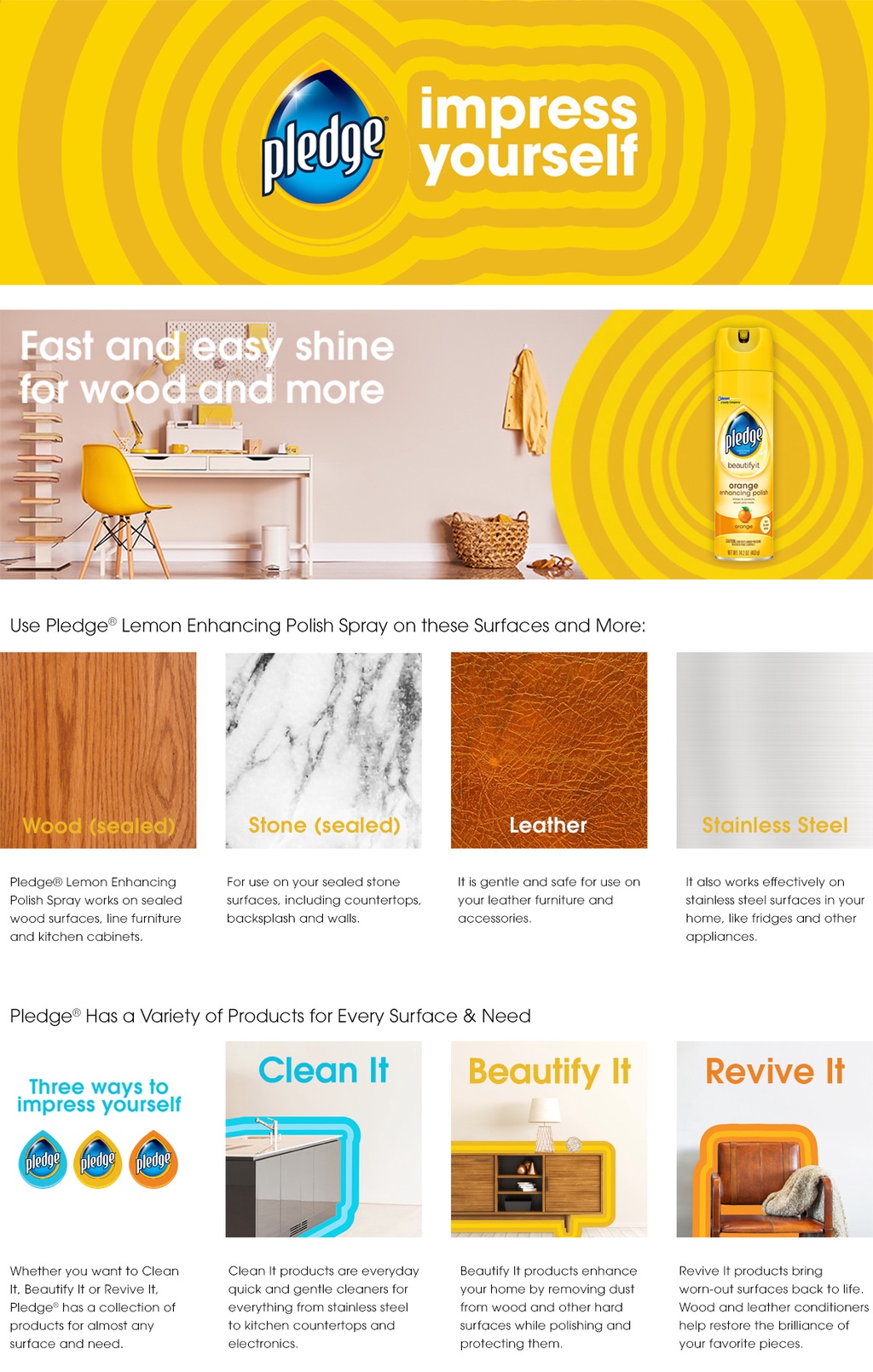 Pledge Furniture 330 ml - Lemon TWIN | Shopee Philippines