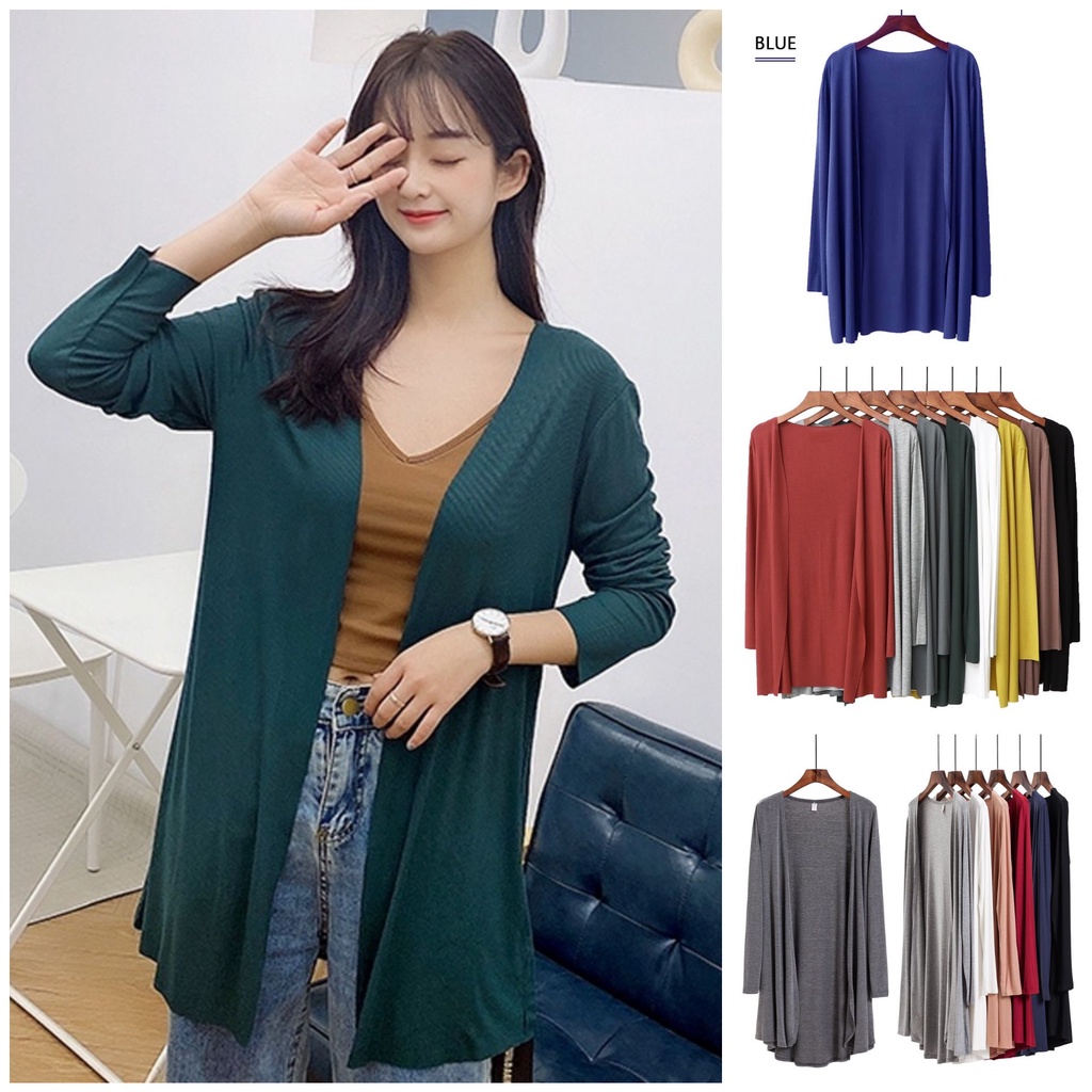 Thin Plain Cardigan for Women New Arrival Affordable COD #98501 [MFJ ...