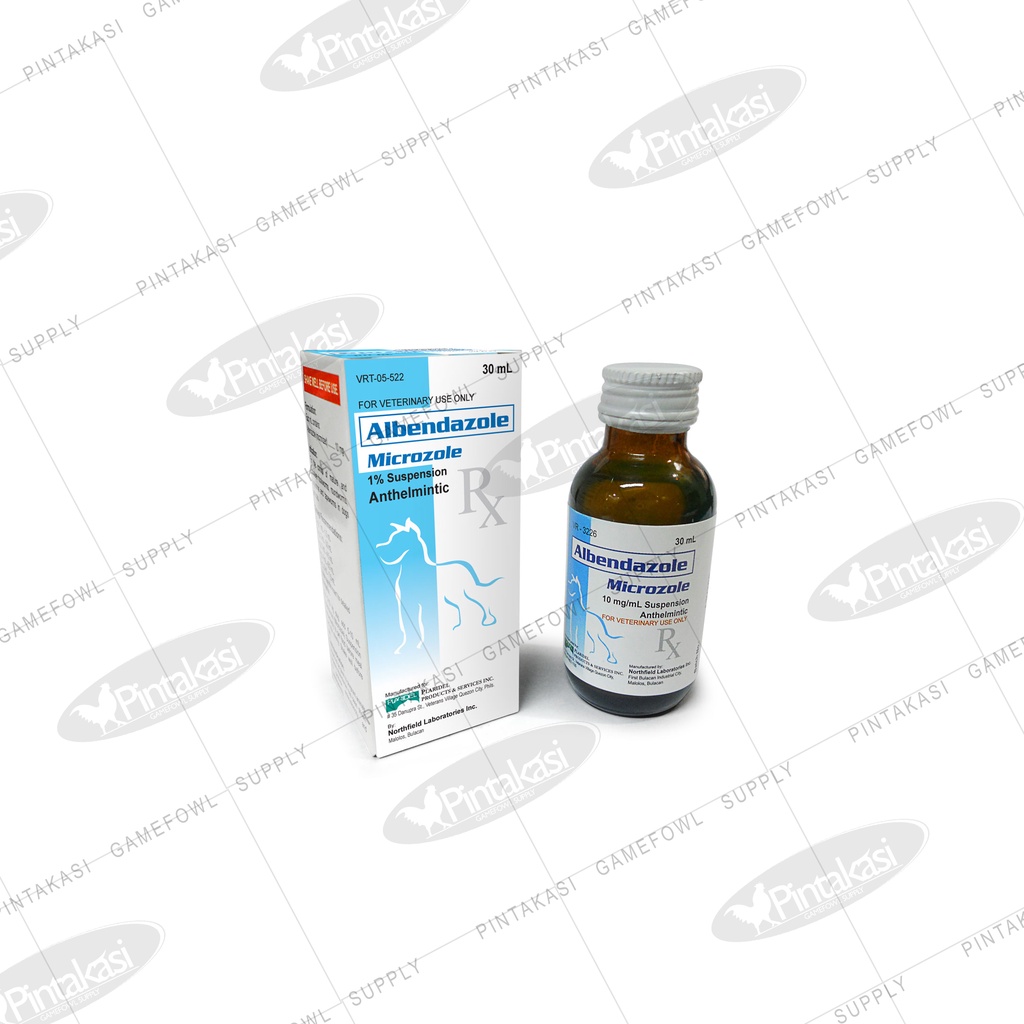 Microzole Albendazole 30mL Anthelmintic Oral Suspension | Shopee ...