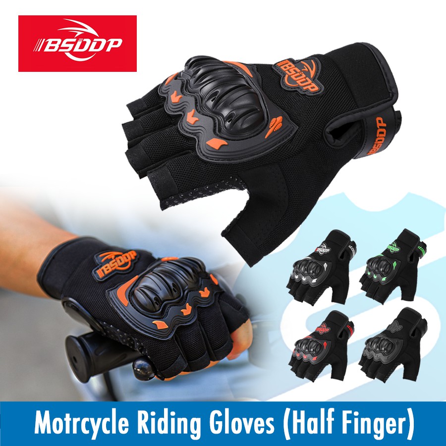 Bsddp Riding Gloves Half Finger Anti-Slip Anti-Fall Racing Knight ...