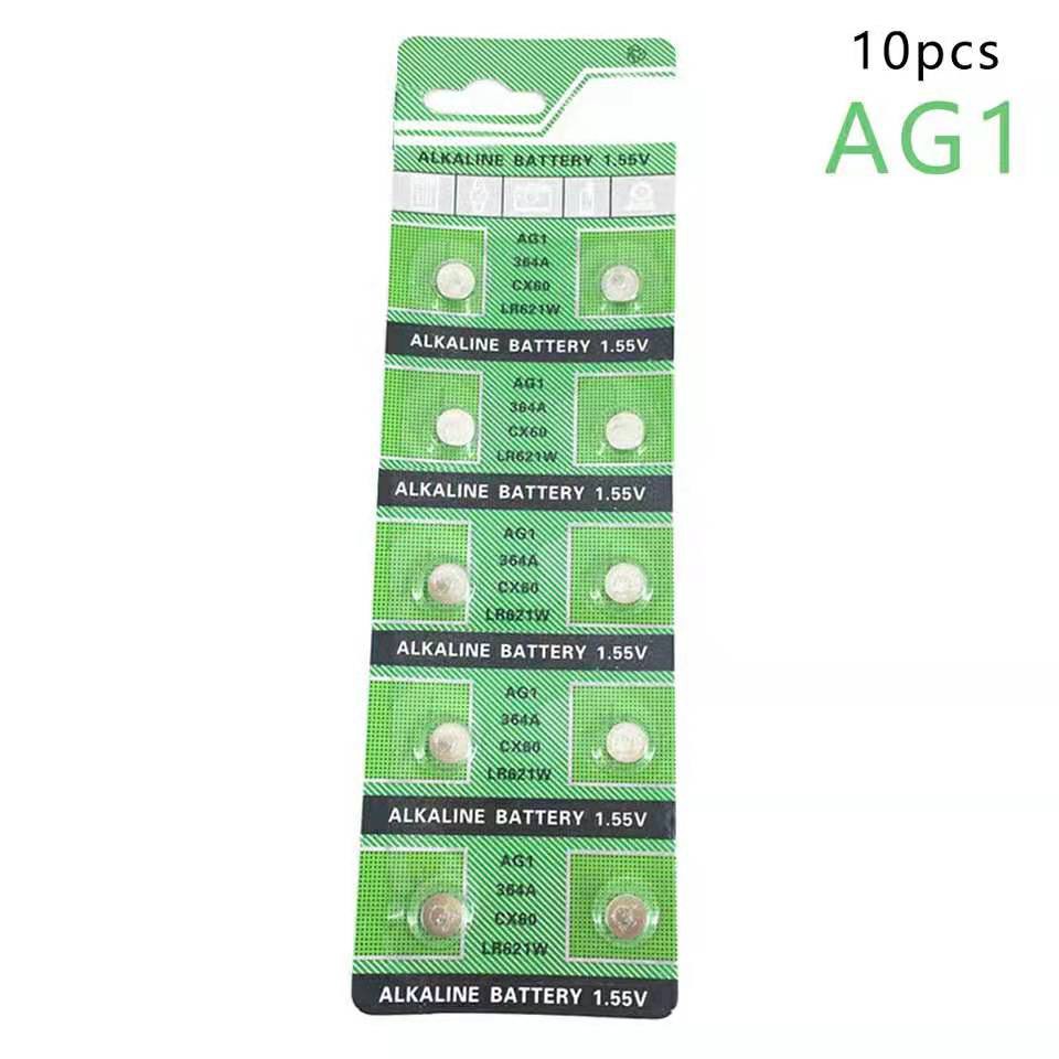 AG1 Alkaline Battery 1.55V 10pcs | Shopee Philippines