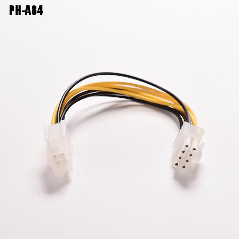 6 to 8 pin pci express power converter cable cord connector for cpu ...
