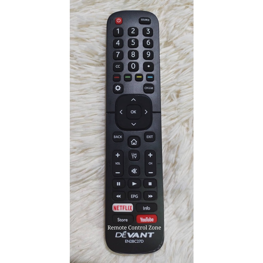 Devant LED Smart TV original remote control EN2BC27D | Shopee Philippines