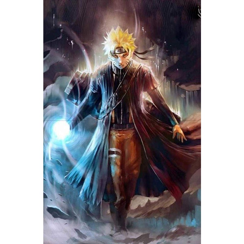 diamond girl 30*40cm round diamond painting full drill Naruto diamond ...