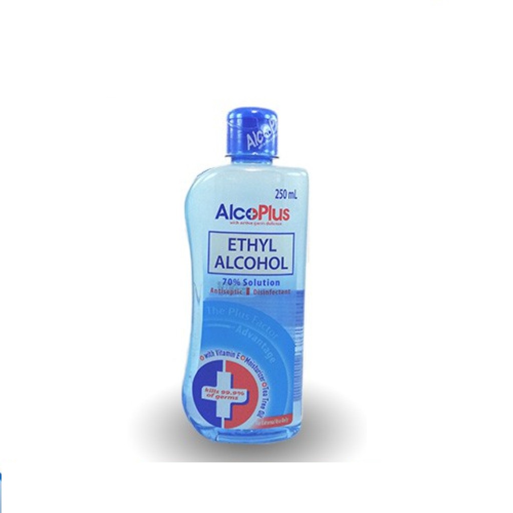 Alcoplus Blue 70% Ethyl Alcohol 250mL | Shopee Philippines