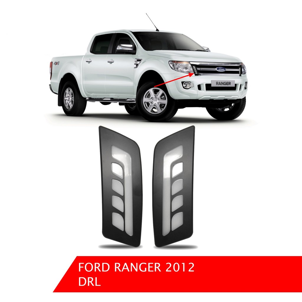 Ford Ranger 2012-2015 DRL Front Grill / Grille LED 2012 2013 2014 2015 ...